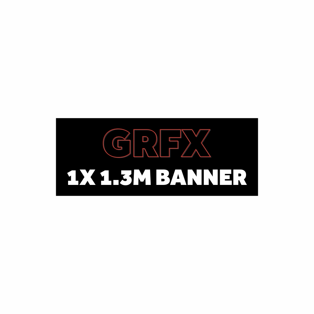 PVC Banners (1×1.3 metre) – GRFX Design Studio