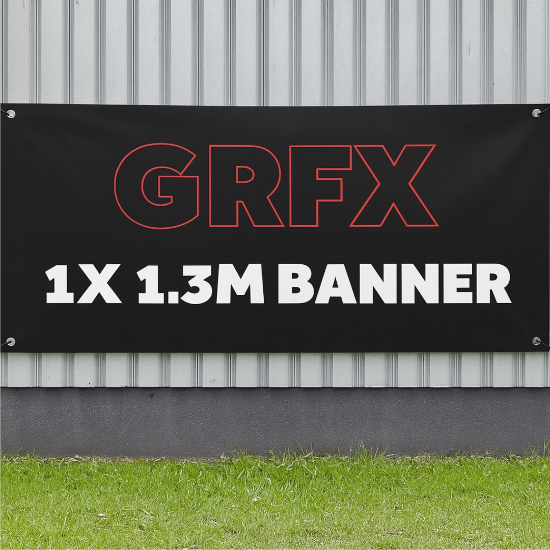 PVC Banners (1×1.3 metre) – GRFX Design Studio