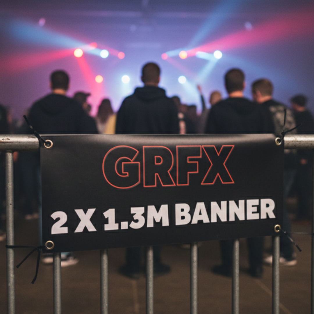 PVC Banners (2×1.3 metre) – GRFX Design Studio