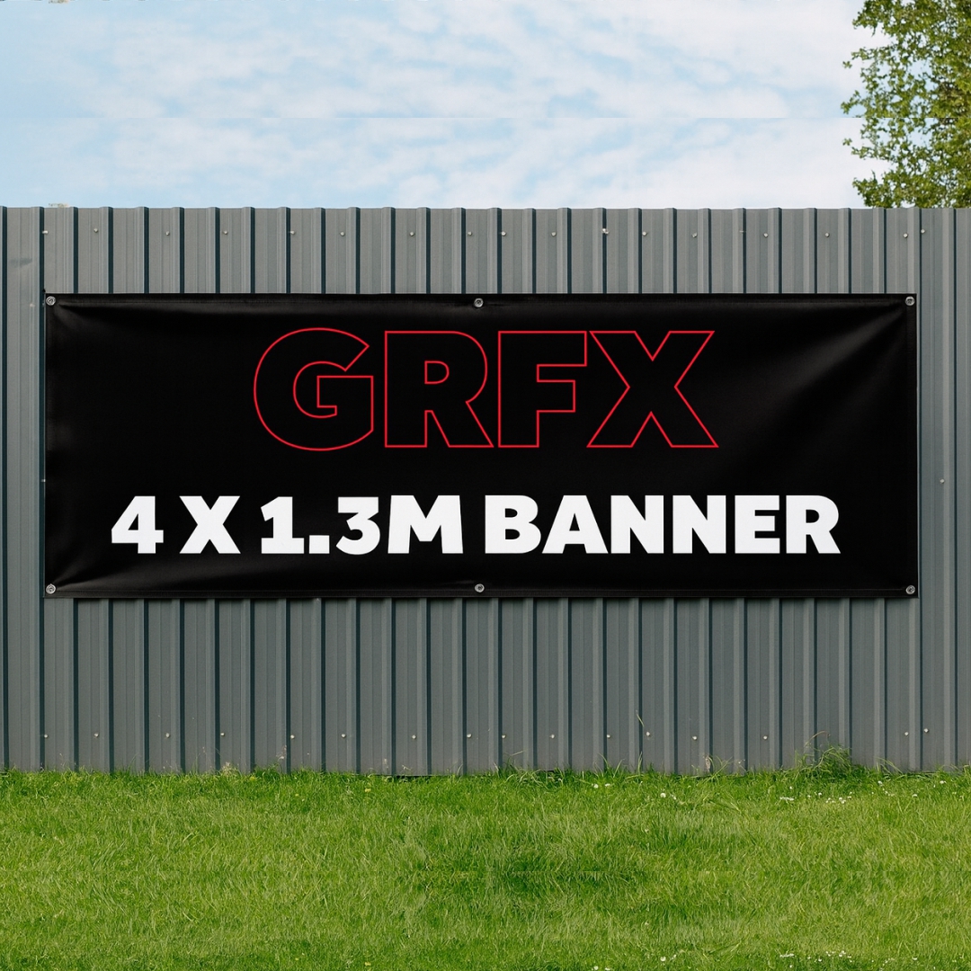 PVC Banners (4×1.3 metre) – GRFX Design Studio