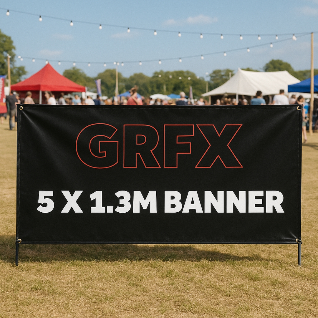 PVC Banners (5×1.3 metre) – GRFX Design Studio